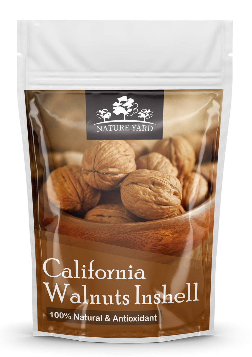 NATURE YARD Raw Walnut Kernals Inshell - 100% Natural and antioxidants