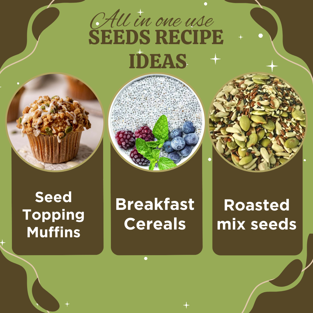 NATURE YARD Organic Pumpkin & Chia Seeds for eating – Seeds for Weight ...