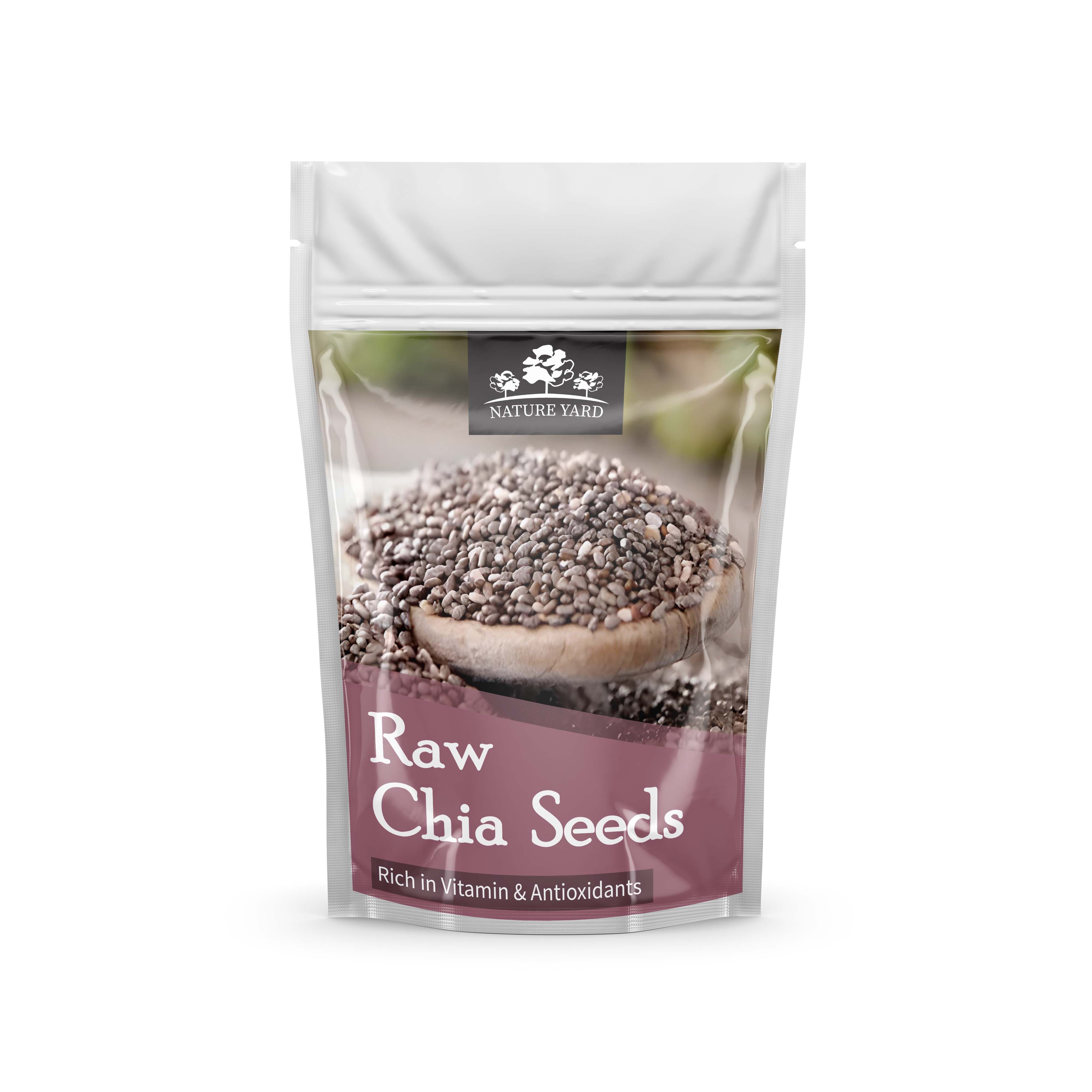 NATURE YARD Raw Chia Seeds-Helps in Weight Management/Rich in Calcium