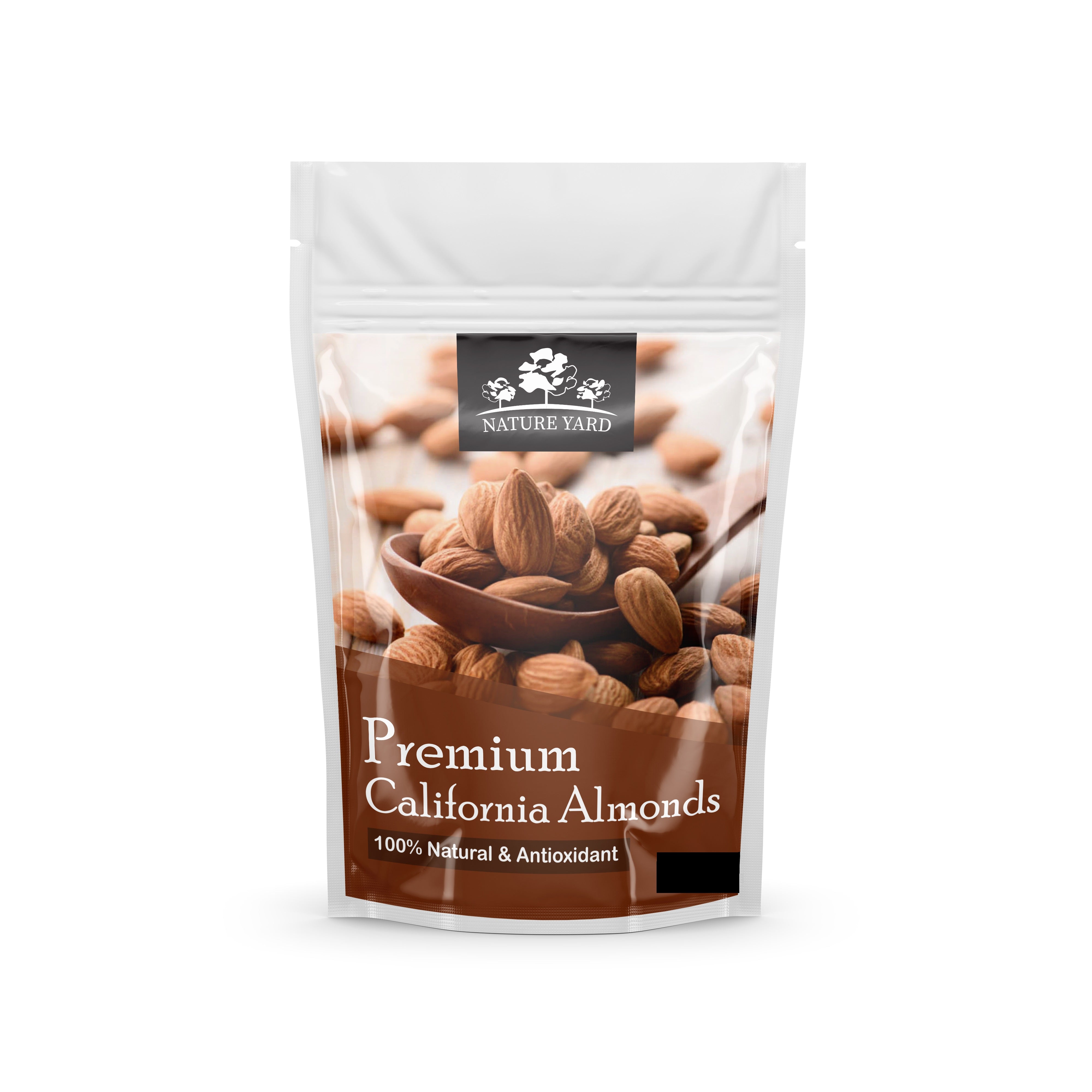 NATURE YARD Premium Whole California Almonds / Badam Giri